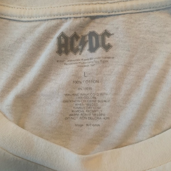 Target | Tops | Acdc Lightning Bolt Graphic Tshirt | Poshmark